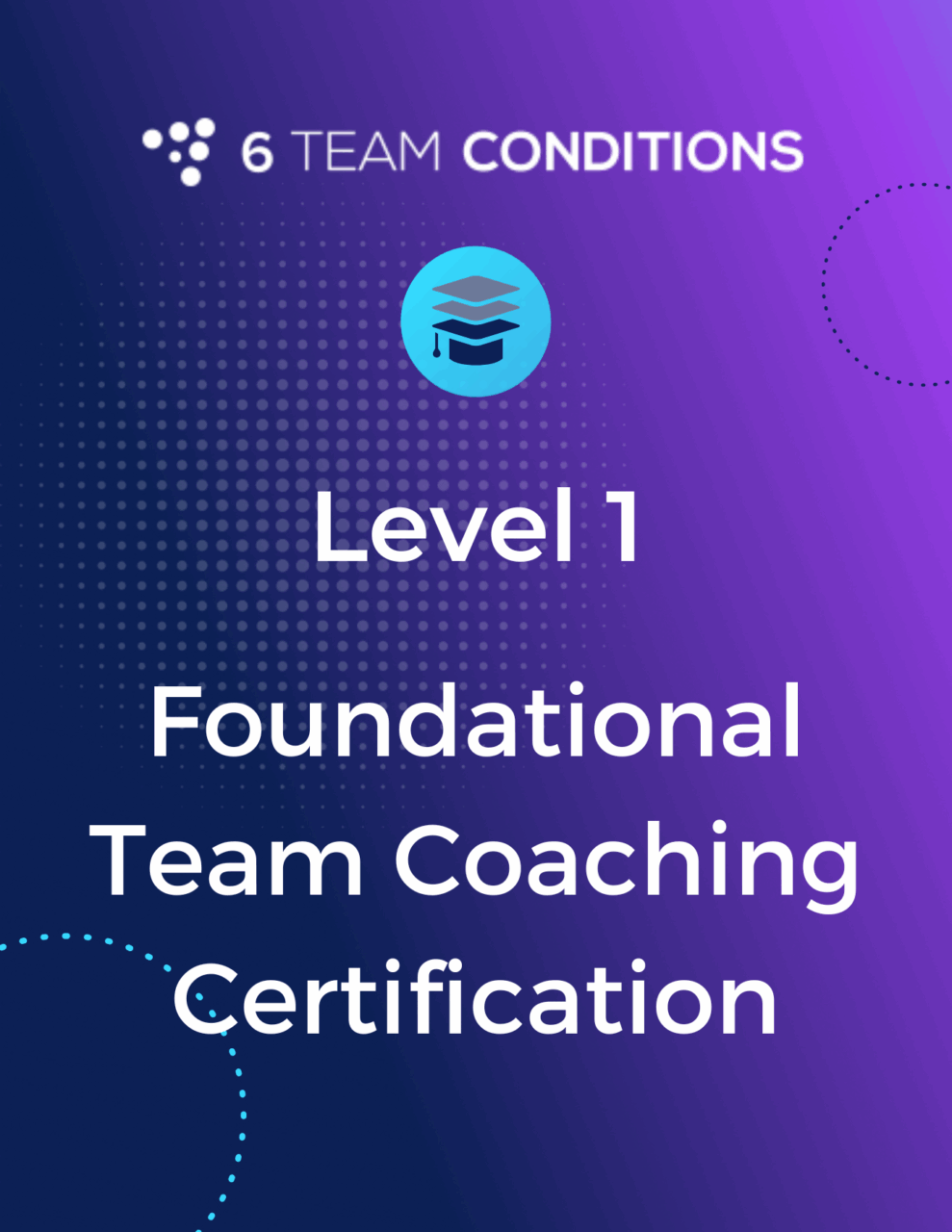 Level 1 – Foundational Team Coaching Certification | 6 Team Conditions Shop